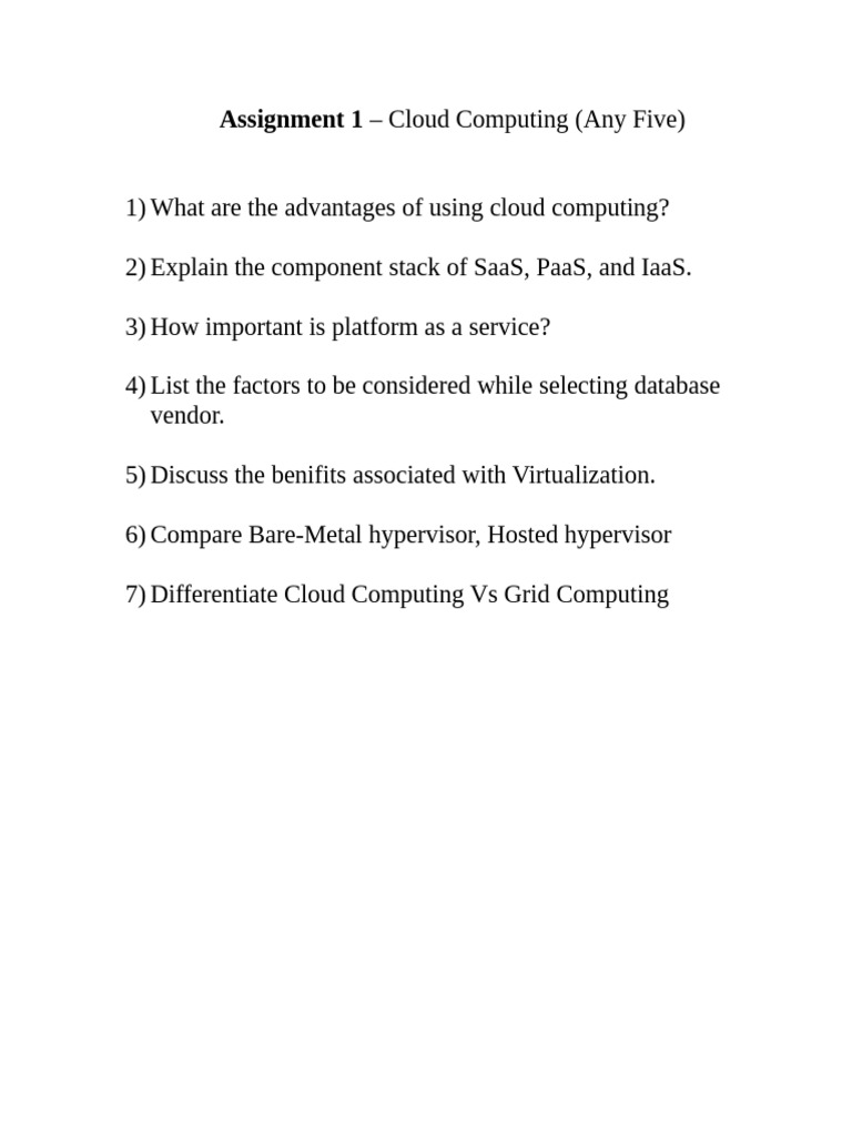 Cloud Computing Essentials for Students | PDF