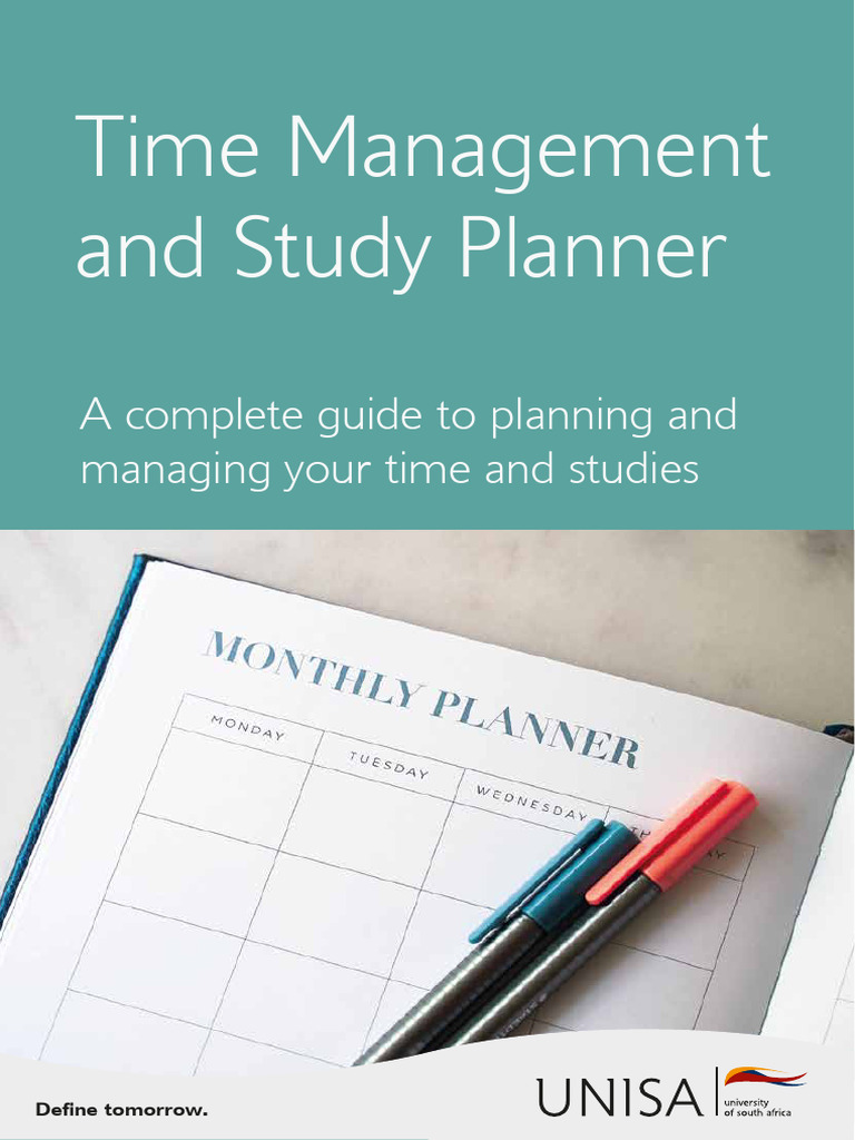 dccd-study-studyplanner | PDF | Time Management | Professional Skills