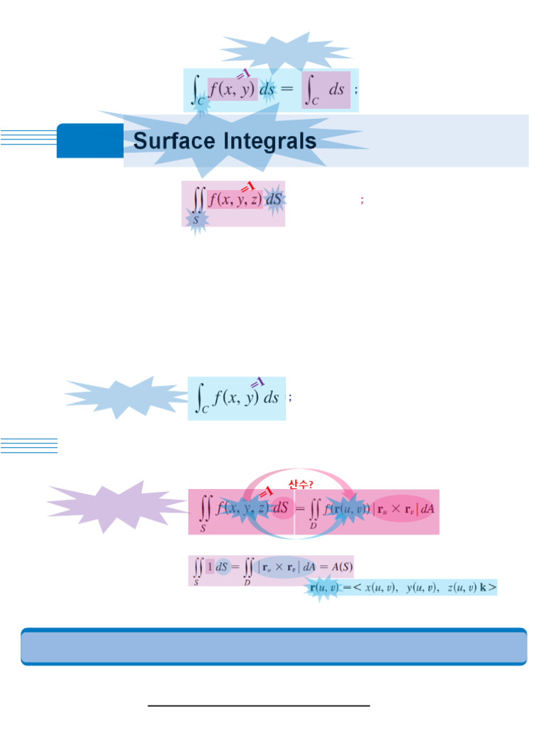 14 Week - 1. 13.7 Surfaces Integrals | PDF | Integral | Flux