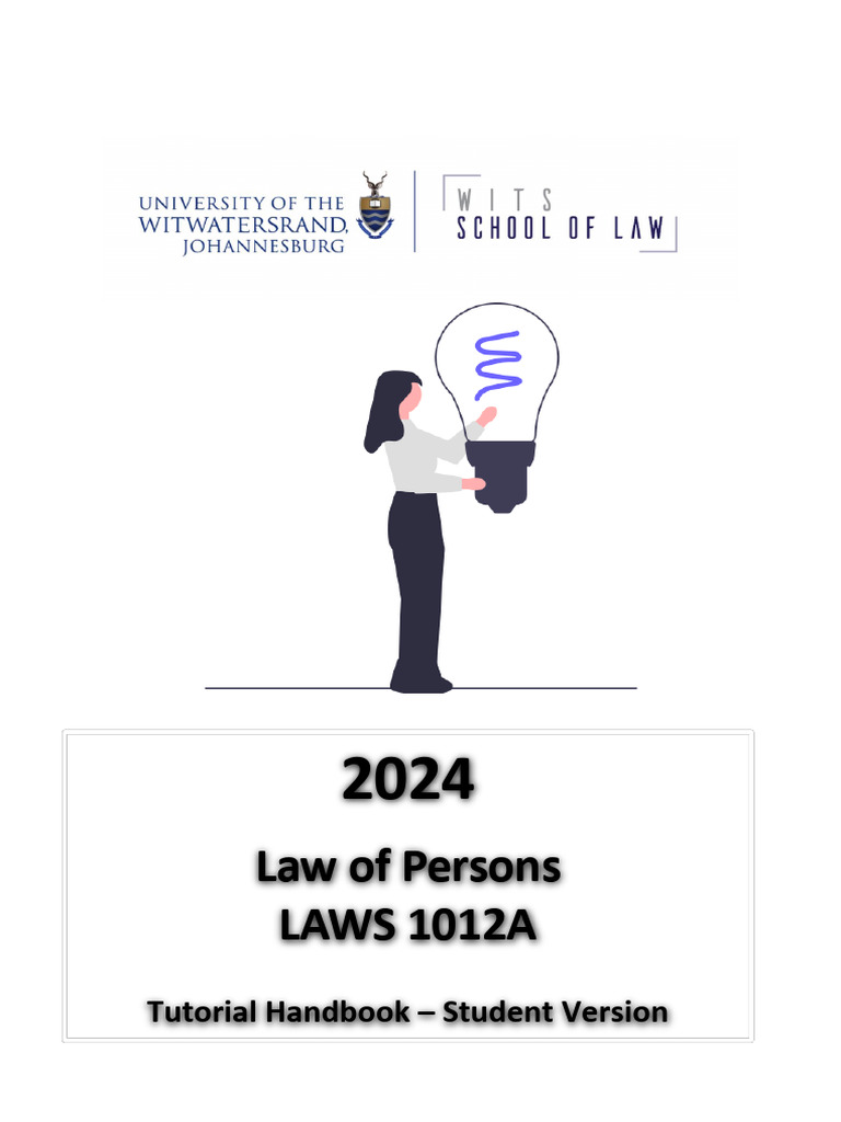 Tutorial Handbook - Student Version | PDF | Domicile (Law)