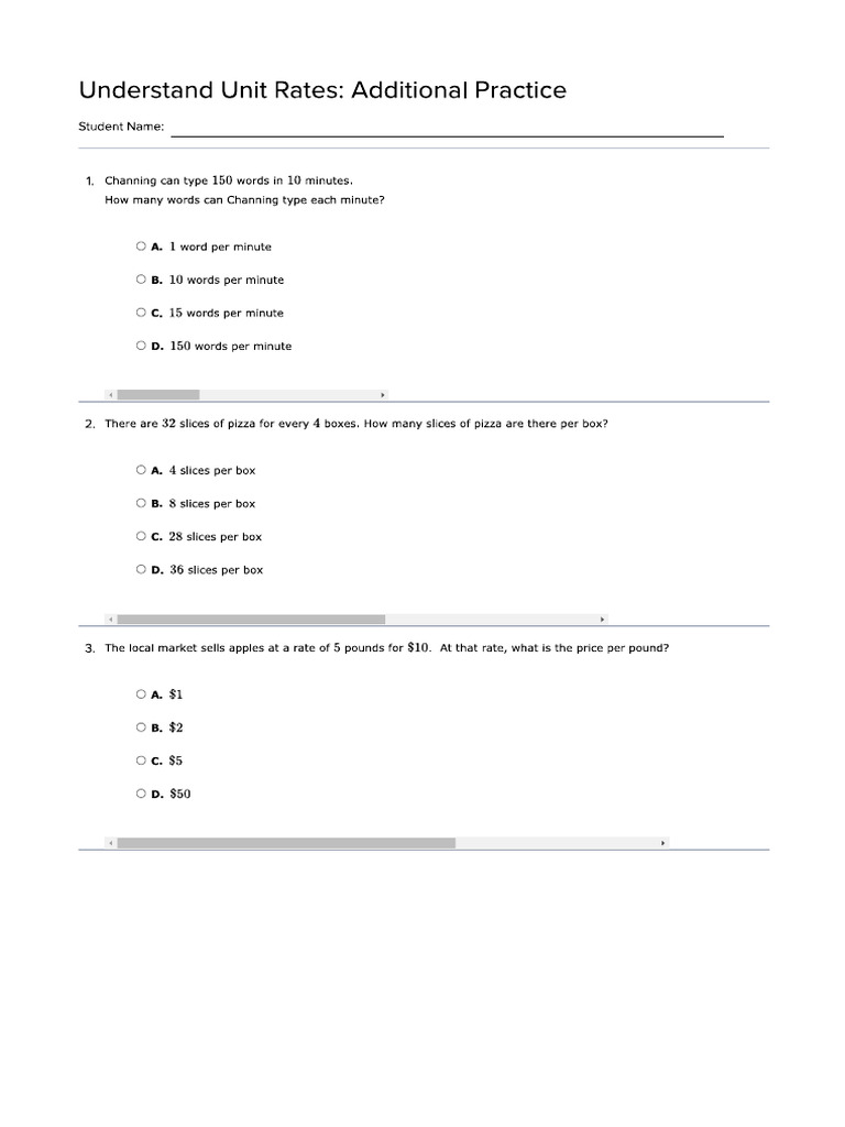 Additional Practice Problem | PDF