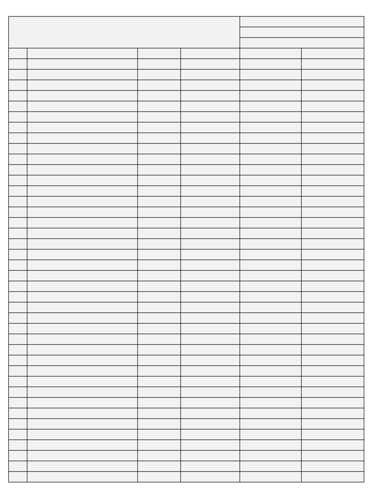 Hoja de 4 Columnas | PDF