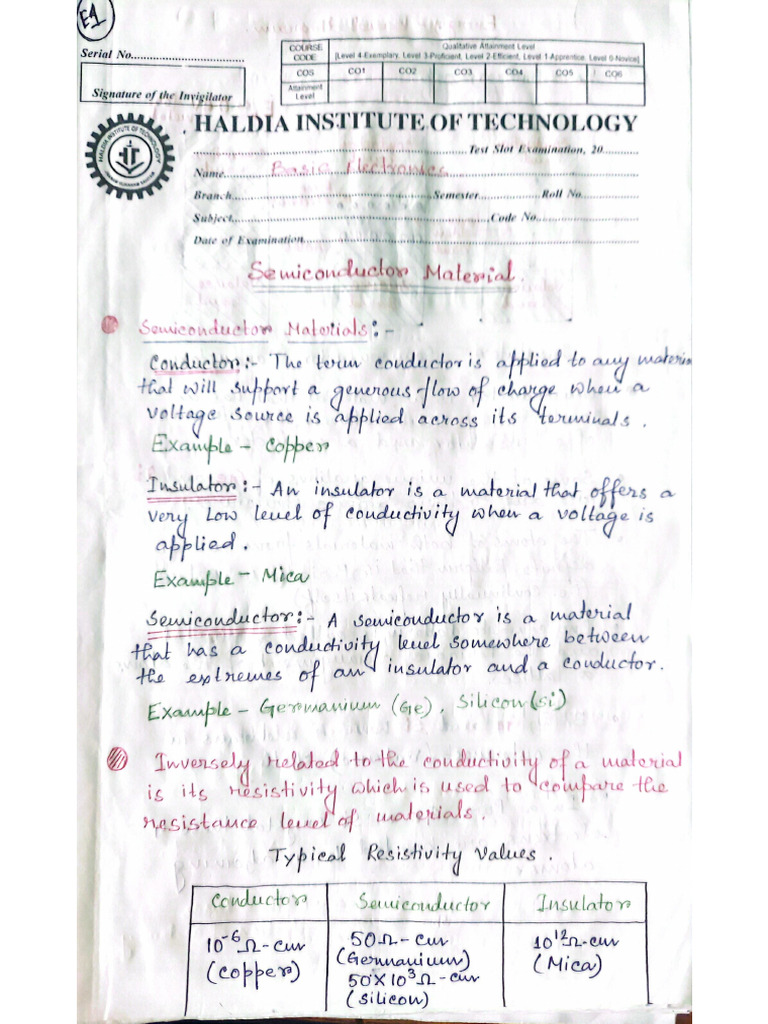 Semiconductor - Notes | PDF