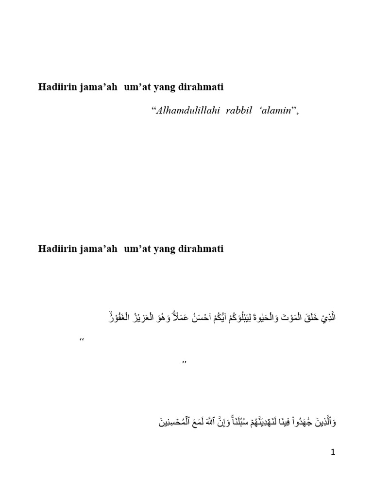 Perjuangan Maksimal Dalam Hidup | PDF