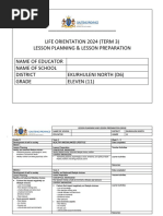 2025 ATP Life Orientation Grade 8 | PDF | Self Concept | Learning