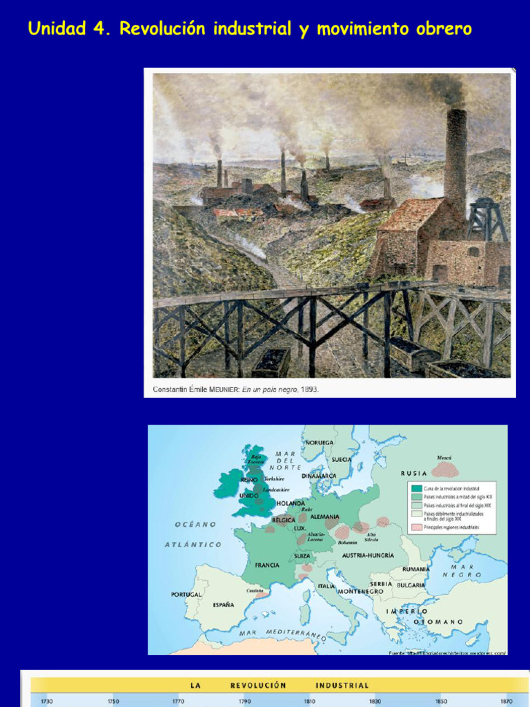 Unidad 4, Revolución Industrial y Movimiento Obrero | PDF | Agricultura ...