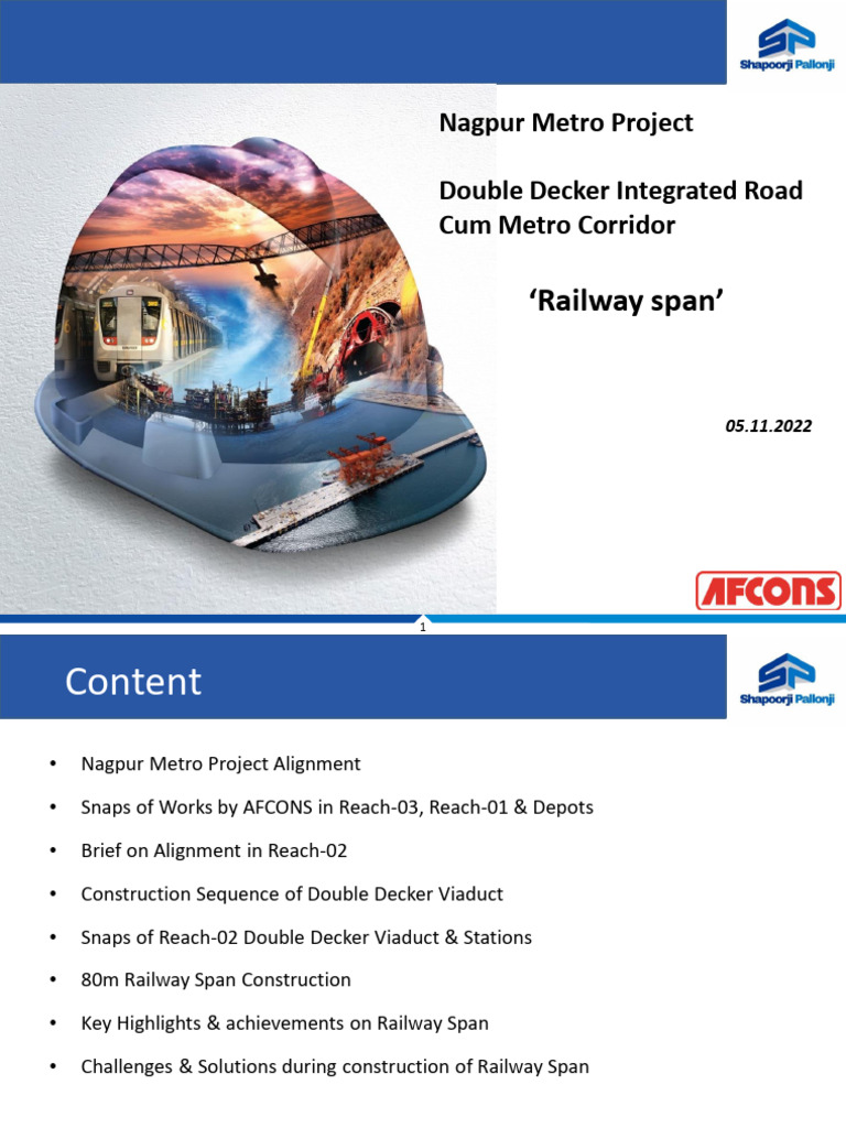 Nagpur Metro Double Decker Corridor Overview | PDF | Civil Engineering
