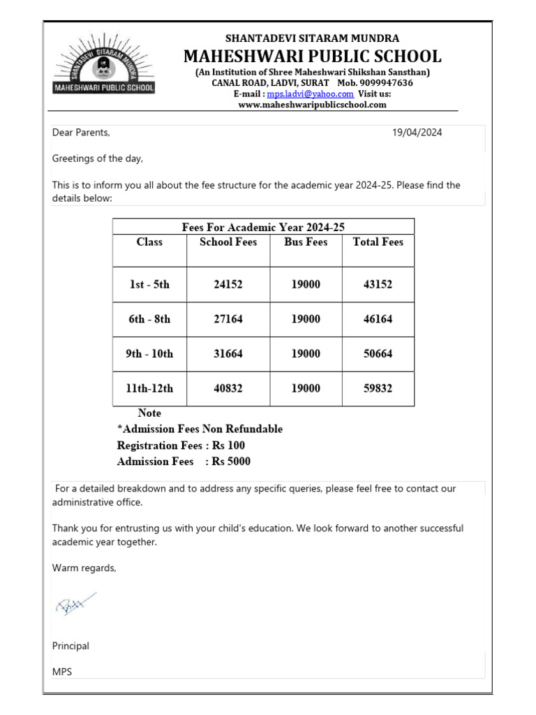 Fee Circular Compressed | PDF