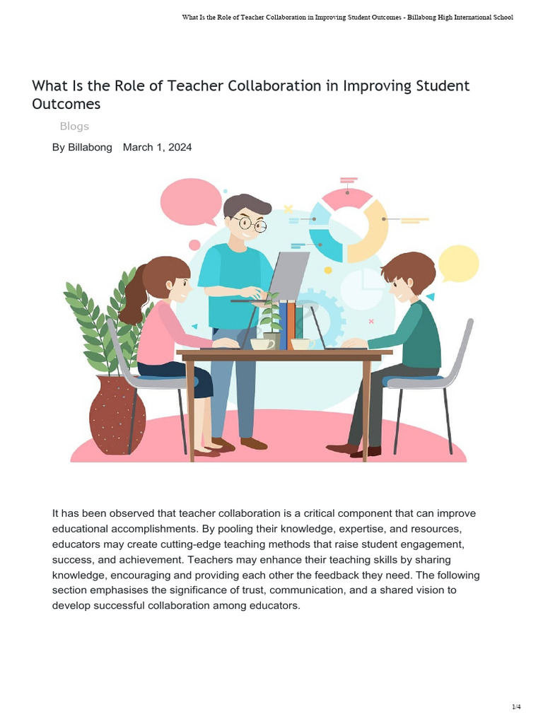 04a - BHIS - What Is The Role of Teacher Collaboration in Improving ...