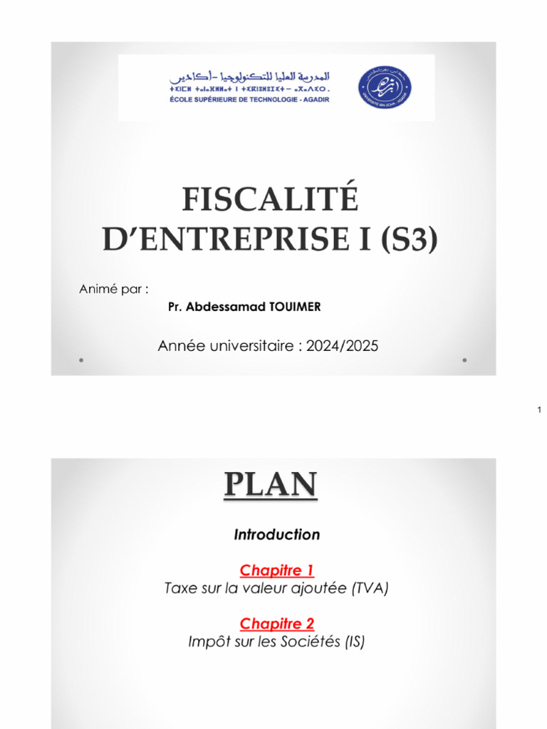 Fiscalite Tva Tm2 | PDF