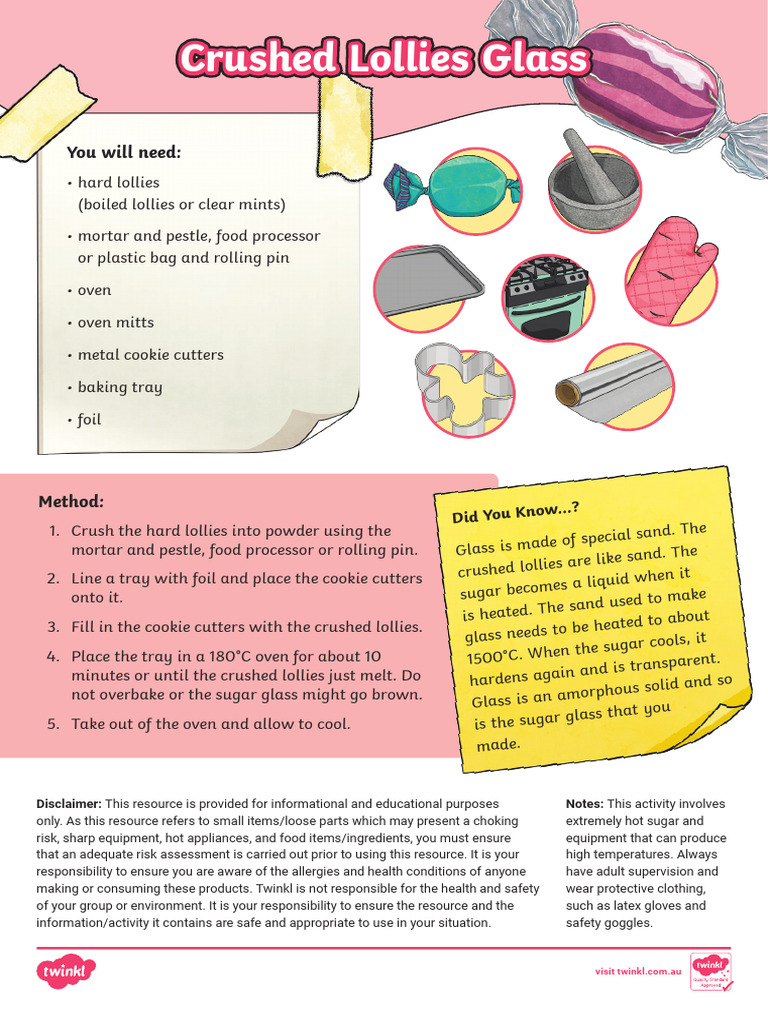 Au SC 1657447296 Sugar Glass Recipes Ver 1 | PDF | Cookware And ...