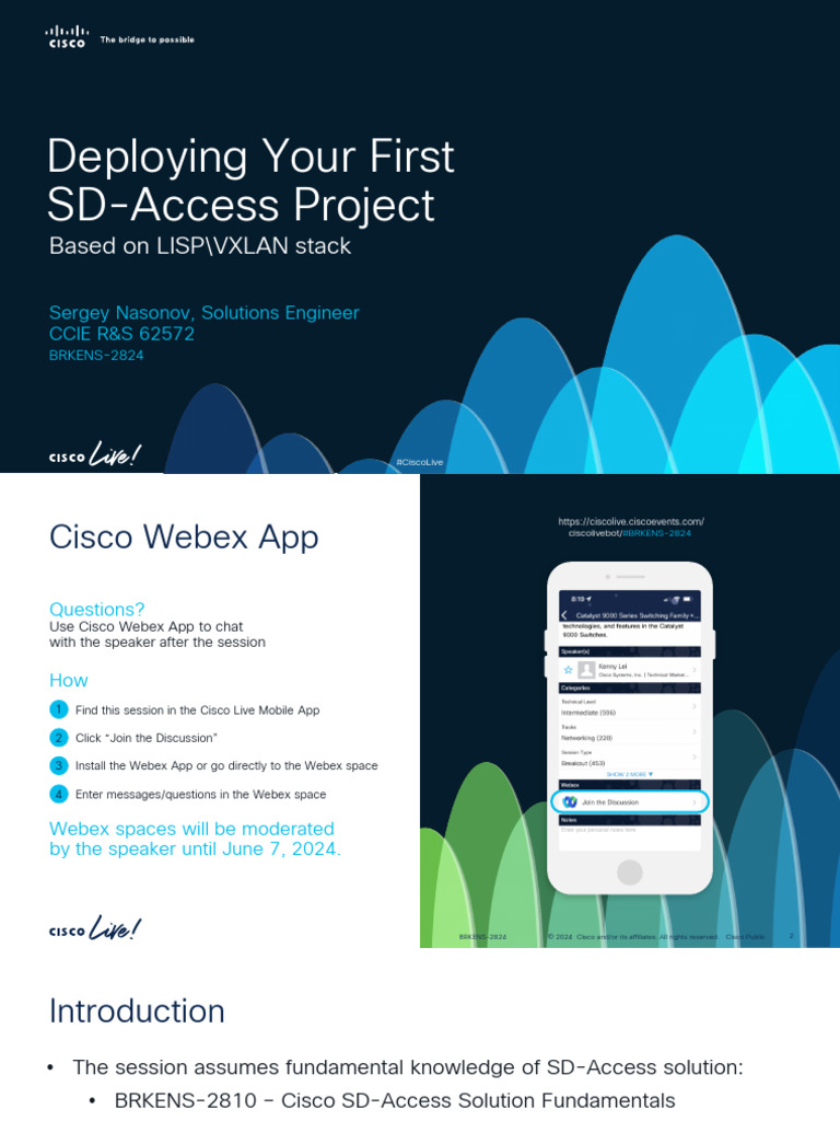 Cisco SD Access deployment guide | PDF | Computer Network | Networking Standards