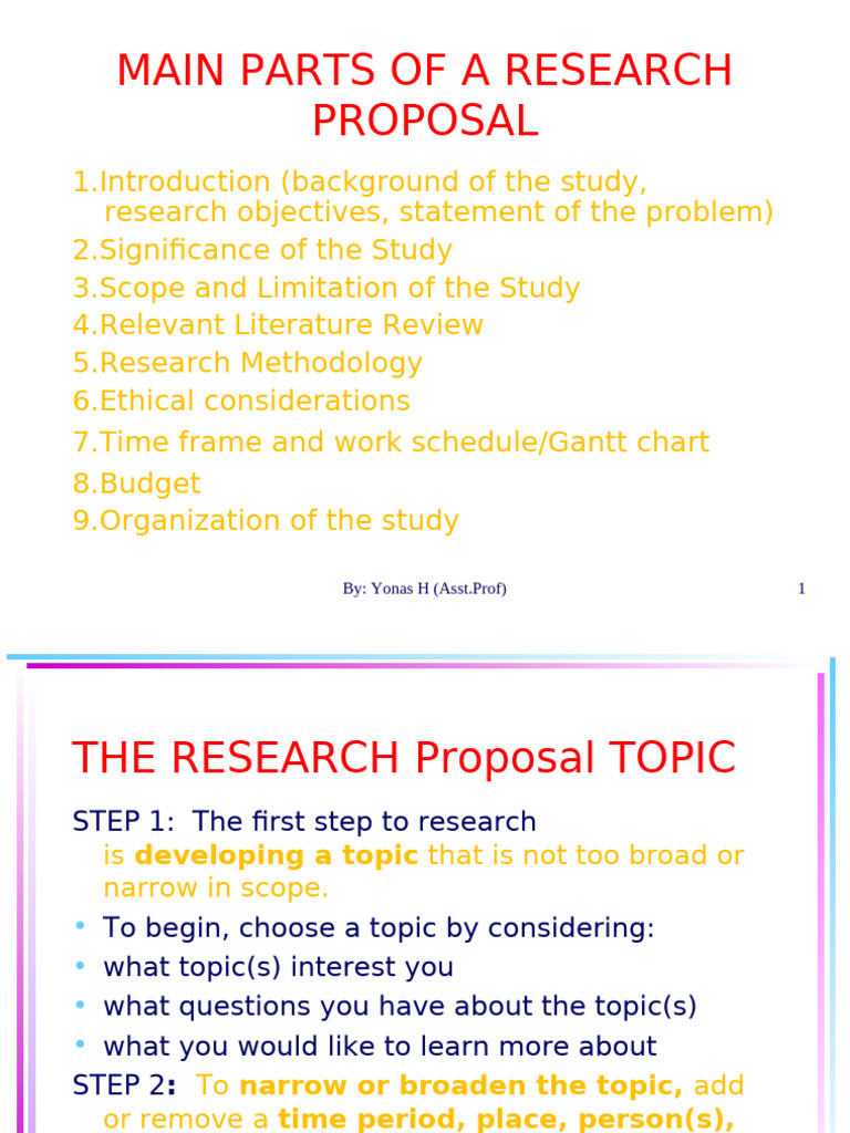 Chapter One Research Proposal Final | PDF | Sampling (Statistics) | Methodology