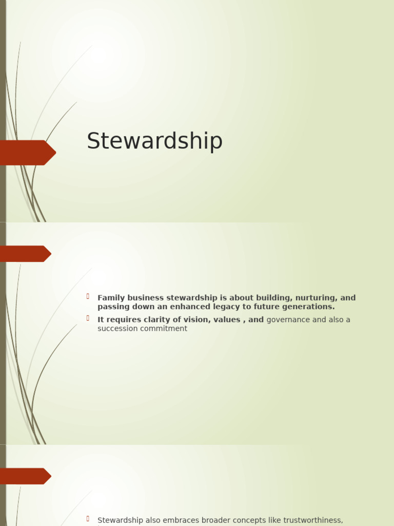 Stewardship | PDF