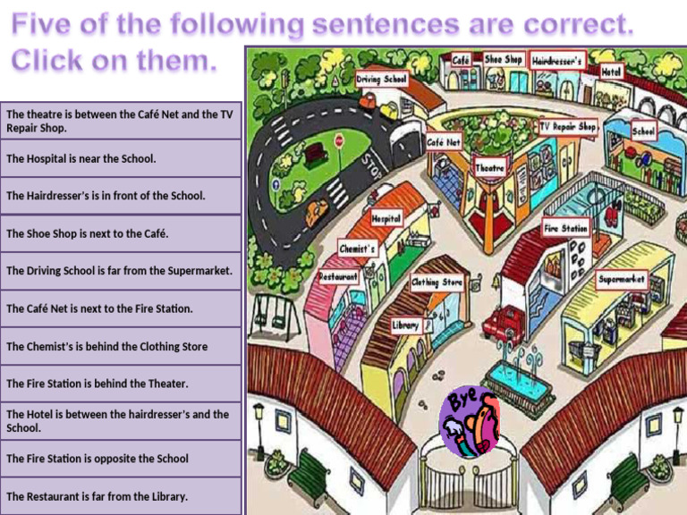 Town and prepositions | PDF