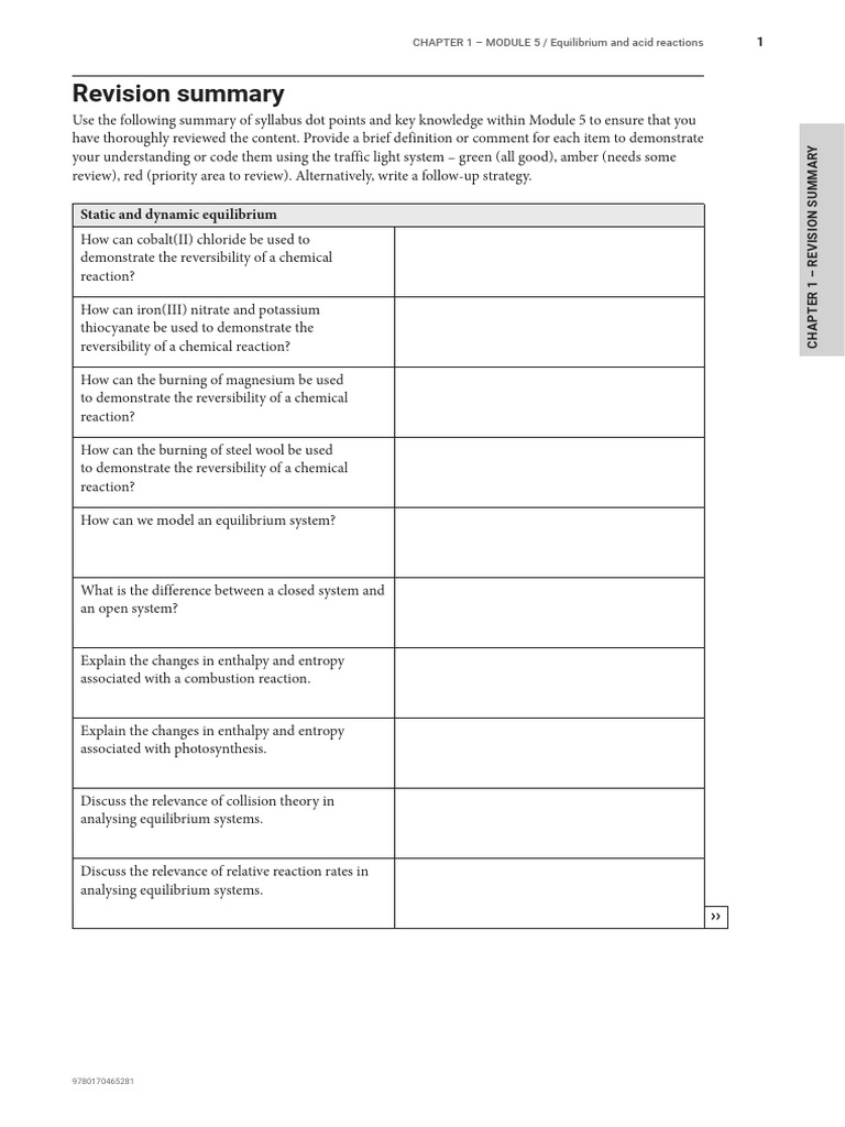 FLASHCARD 4 | PDF | Chemical Equilibrium | Chemical Reactions