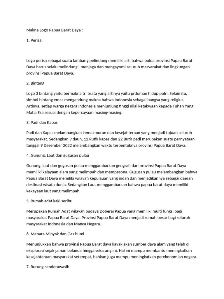 Makna Logo Papu-WPS Office | PDF