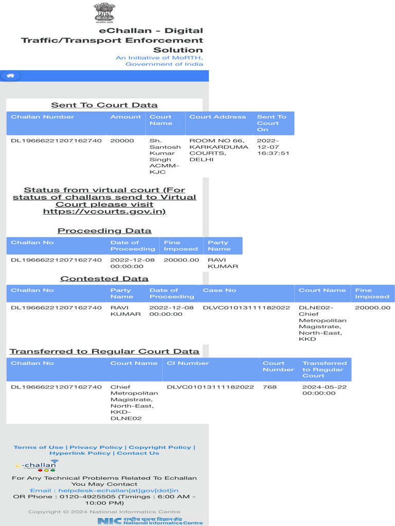Ministry of Road Transport and Highways | PDF | Justice | Crime & Violence