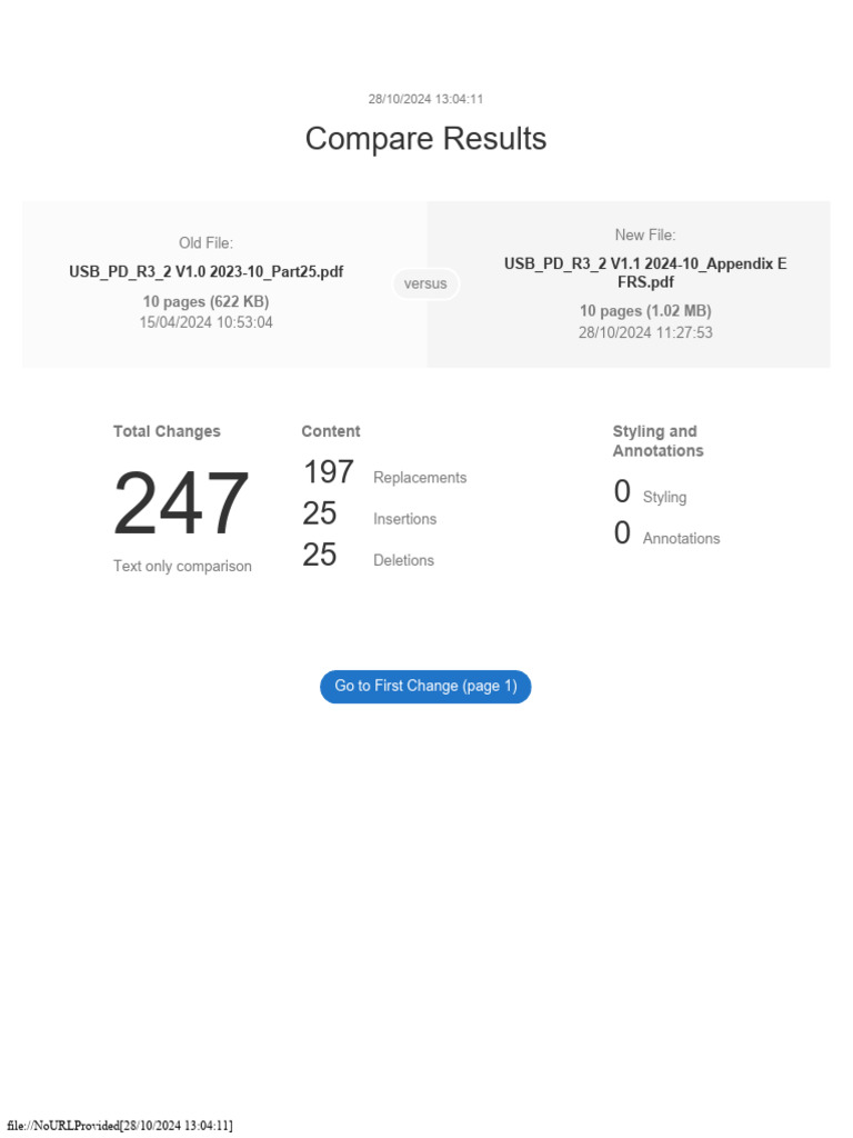 (Compare Report) USB - PD - R3 - 2 V1.1 2024-10 - Appendix E FRS | PDF | Usb | Laptop