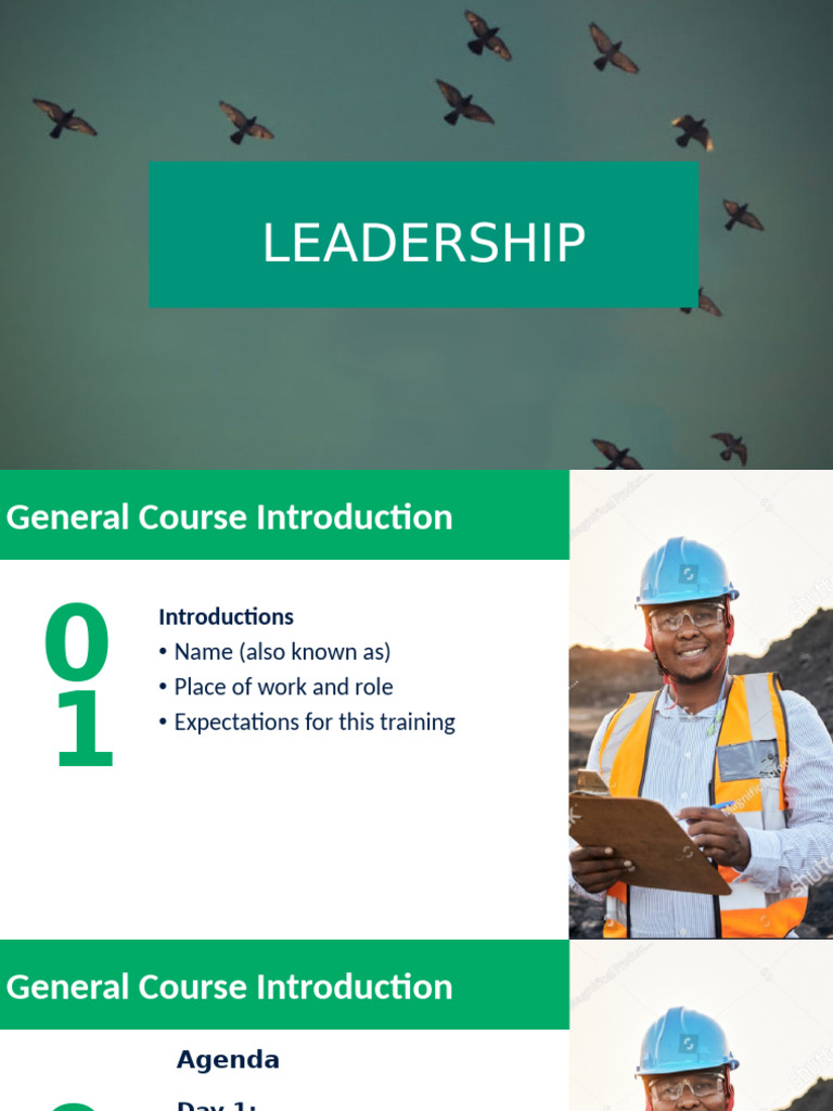 Leadership Training Course Overview | PDF | Leadership | Social Psychology