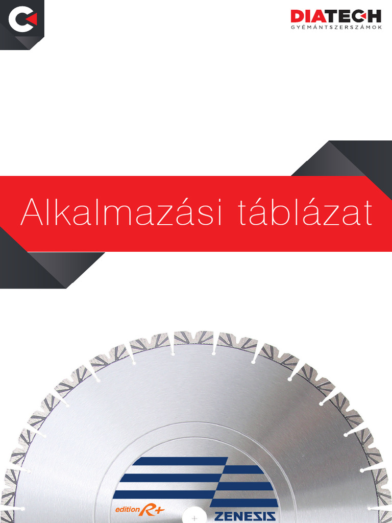 Diatech Alkalmazasitablazat 2023 | PDF