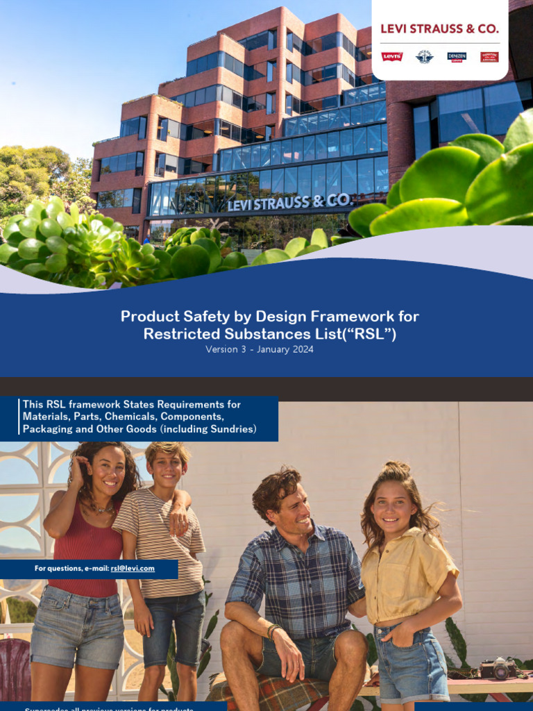 LS&Co. Restricted Substances List RSL Guide | PDF | Chemical Substances