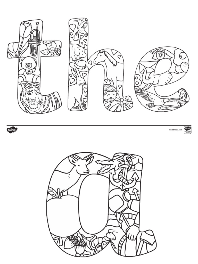 Snap Wors Coloring | PDF