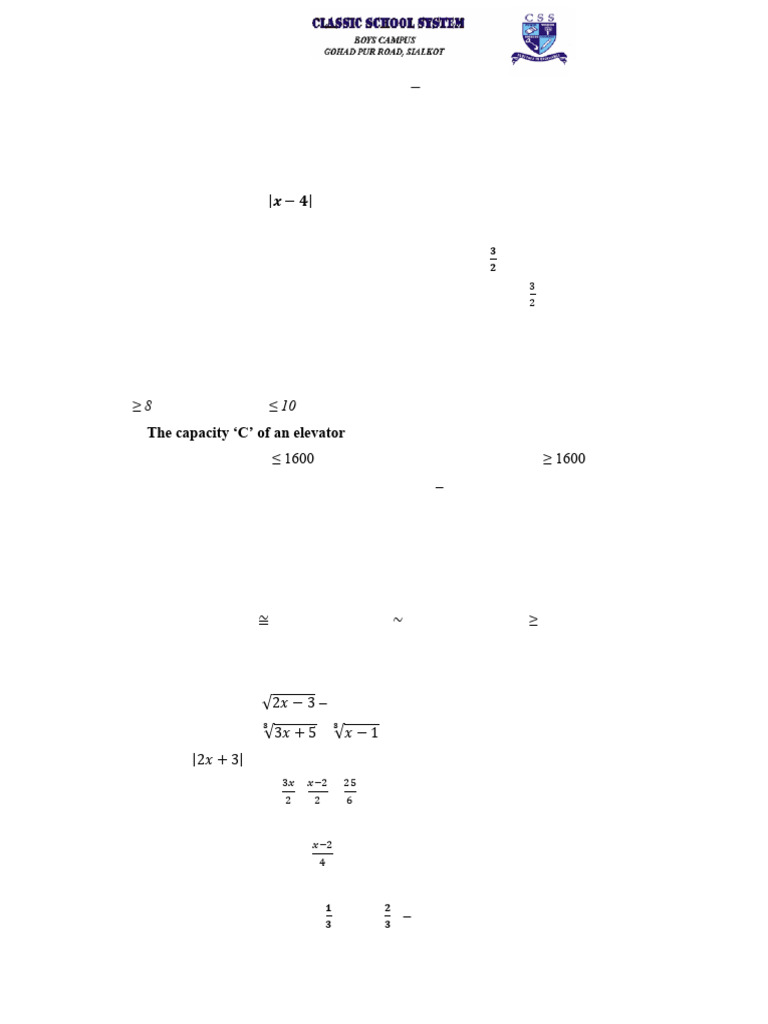 Math -MI-Rev-Test-1 | PDF | Mathematics | Science