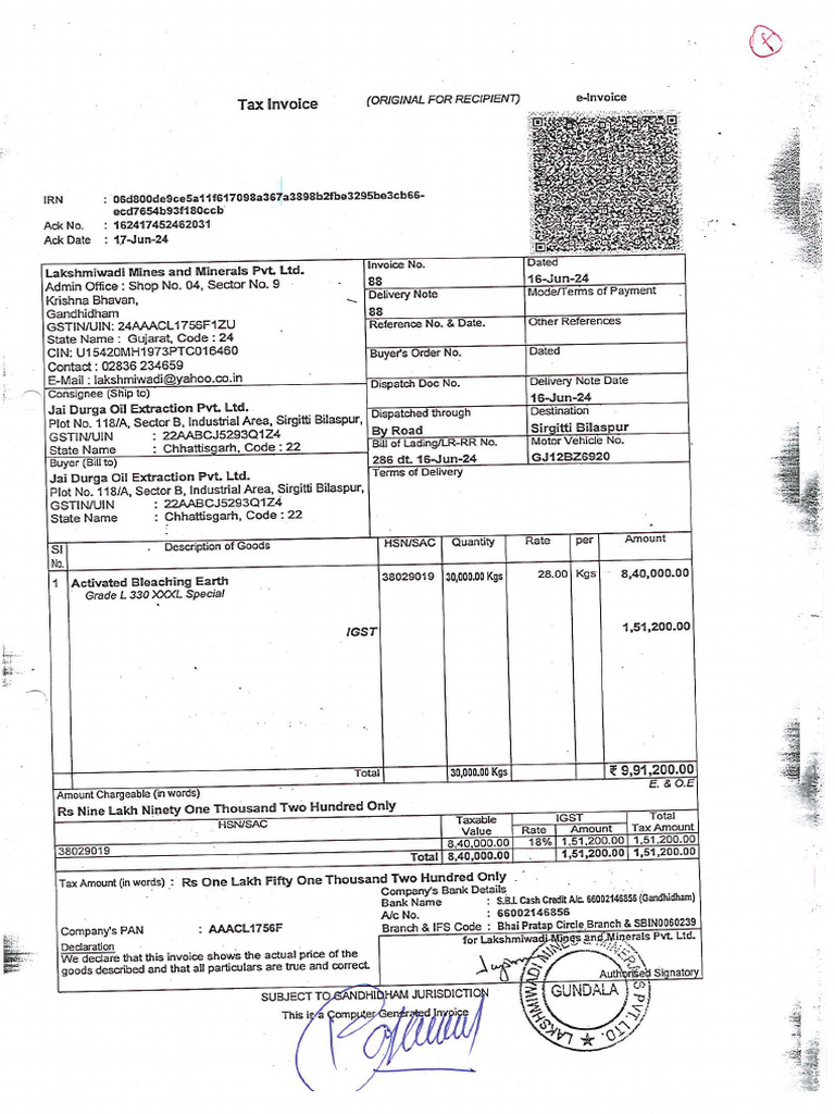 Sale Bill Activate Bleaching Earth | PDF