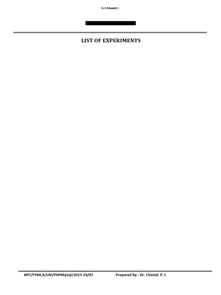 Php Mysql Lm Exp Number 7 Pdf Parameter Computer Programming Php 4093