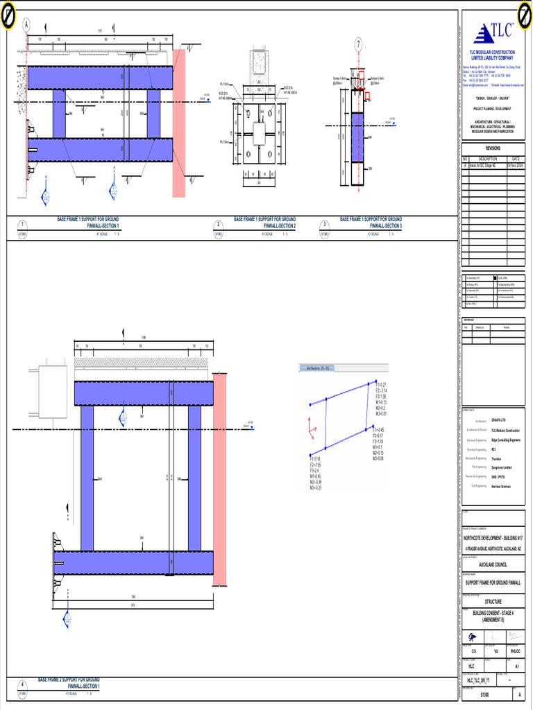 HLC - TLC - DR - 77-S1380-SUPPORT FRAME FOR GROUND FINWALL-Rev-A | PDF