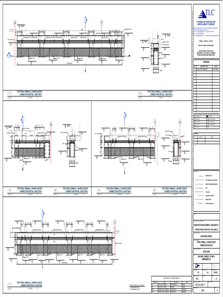 HLC_TLC_DR_77-S1377-STEEL FINWALL L SHAPE & ROOF CONNECTION DETAILS-Rev ...