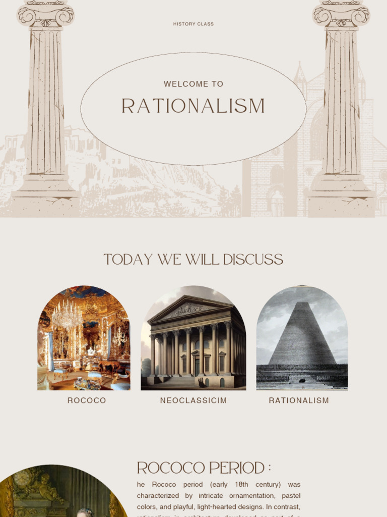 Evolution of Rationalism in Architecture | PDF | Rationalism | Style