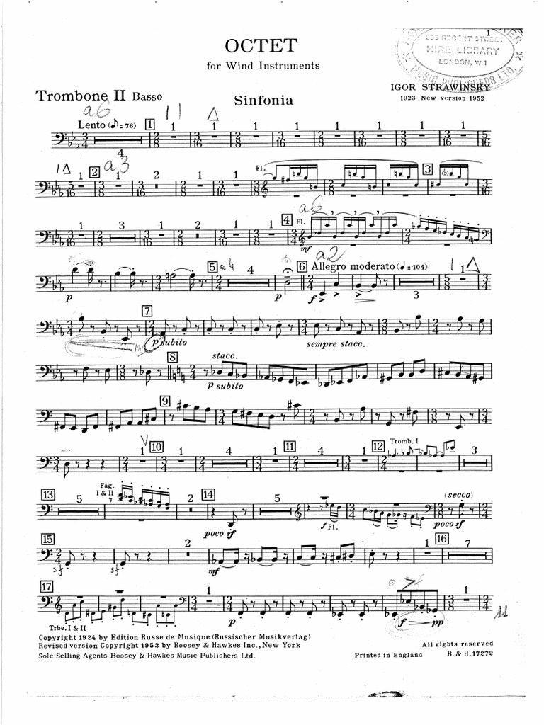Octeto (Trombón IhhI) | PDF