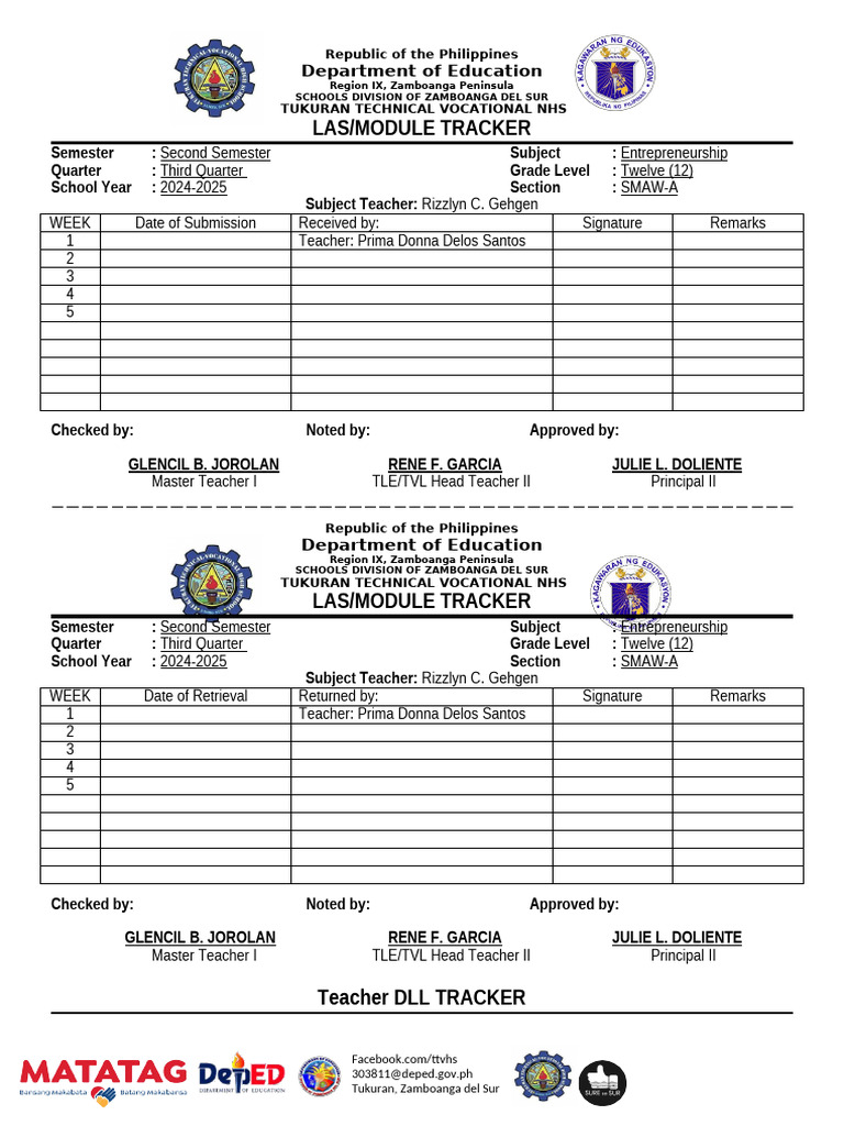 Document tracker | PDF | Government | Public Administration
