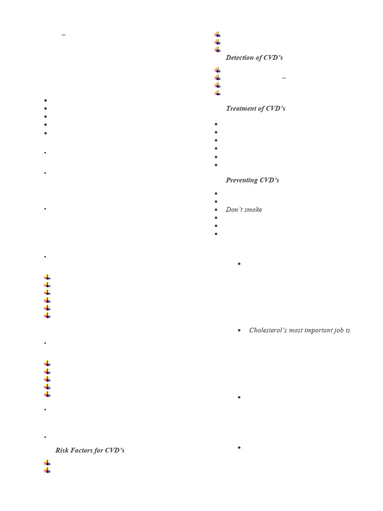 Personal Finals Study Guide | PDF | Cardiovascular Diseases | Diabetes