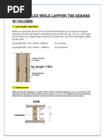 Basic Rules For Lapping in Column Reinforcement | PDF | Home & Garden