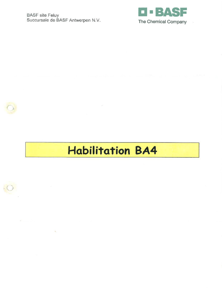 Formation BA4 | PDF