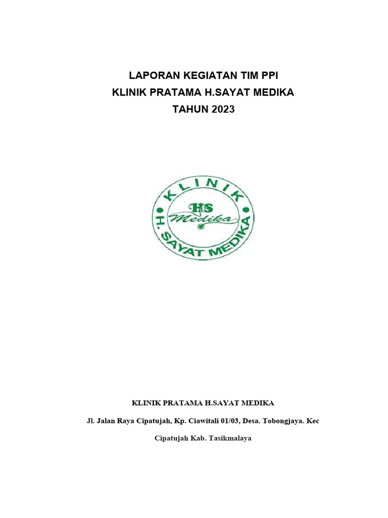 Laporan Kegiatan Tim Ppi TW 1 | PDF