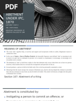 Legal Guide: Abetment & Attempts | PDF | Theft | Aiding And Abetting