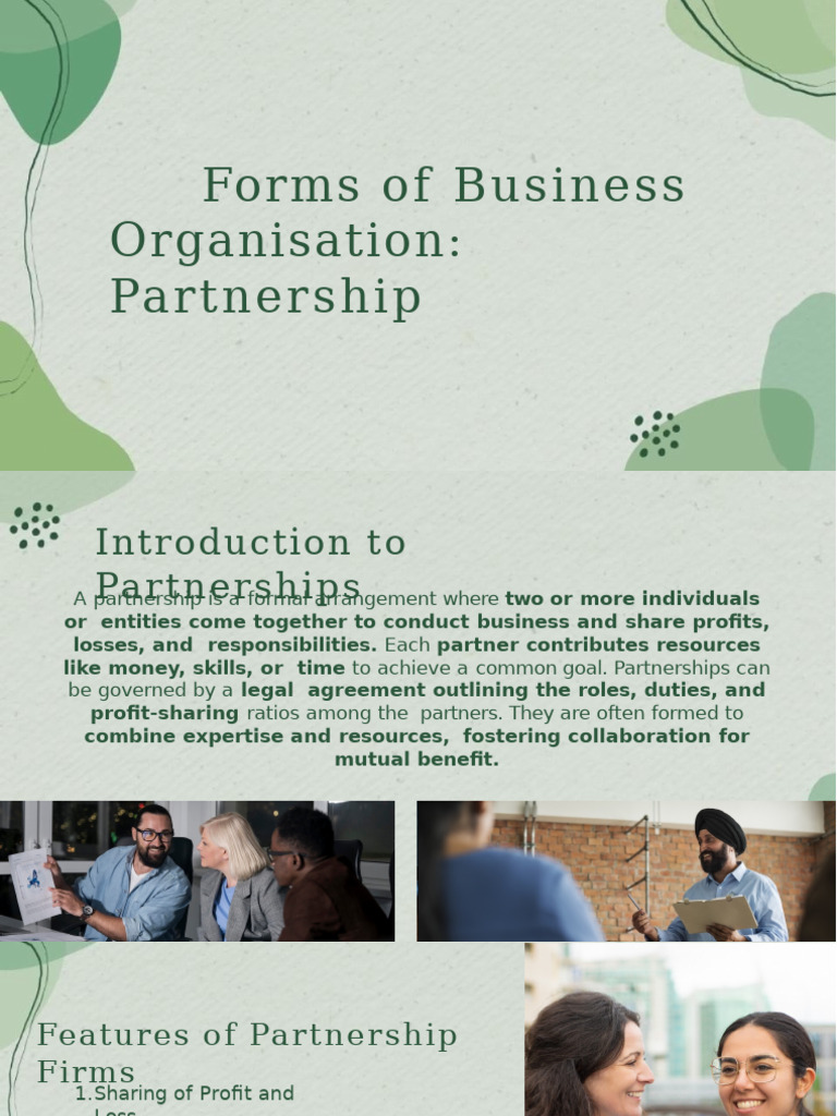 Partnership Business Overview | PDF | Partnership | Limited Liability Partnership