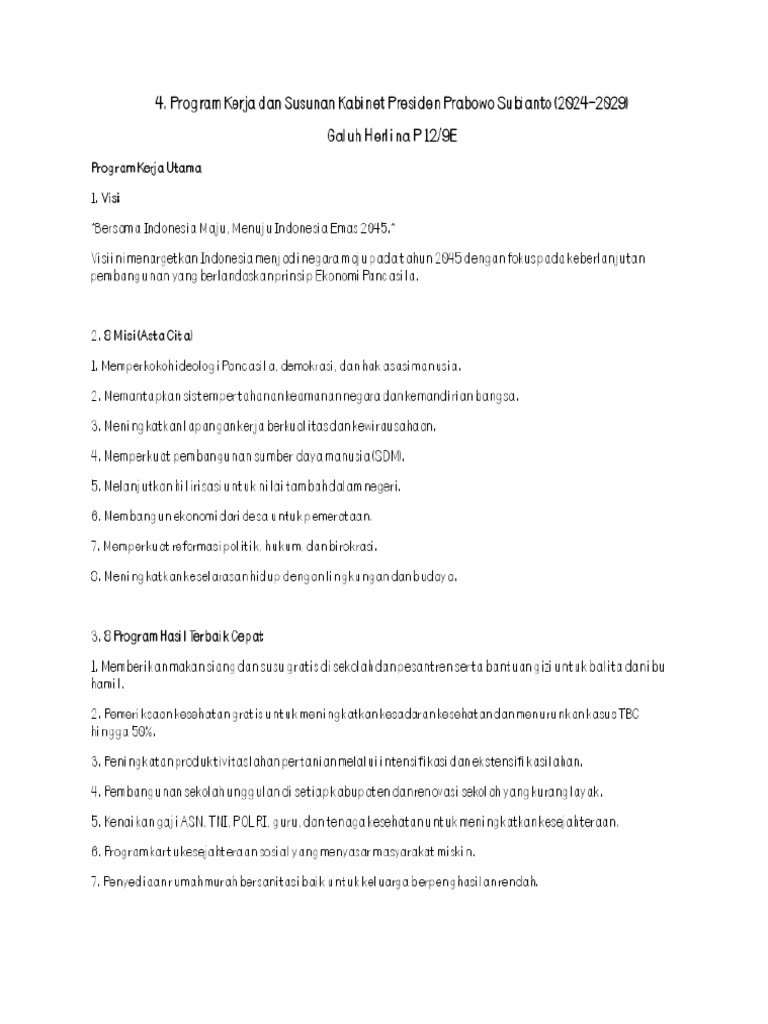 4. Program Kerj-WPS Office | PDF