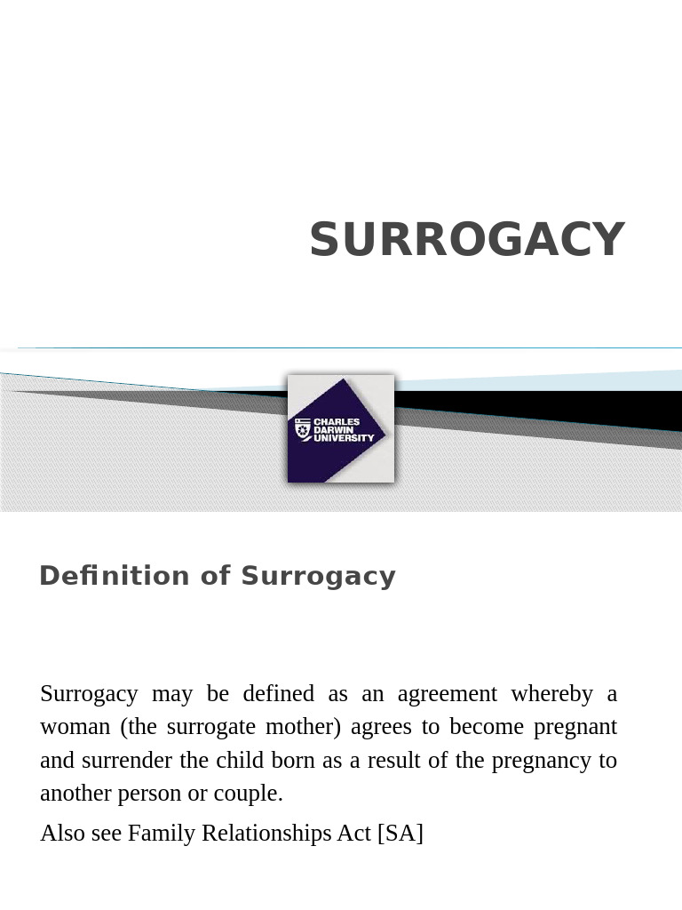 Understanding International Surrogacy | PDF | Surrogacy | Human ...