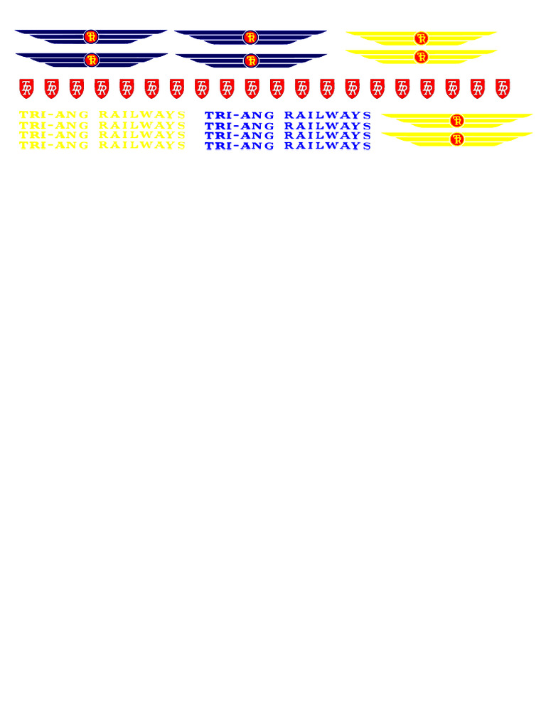Triang R159 Decals (Reverse) | PDF