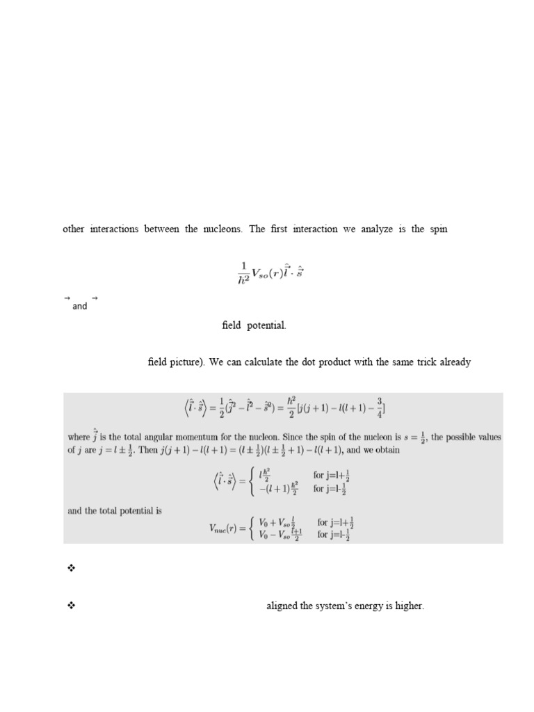 Spin-Orbit Coupling and Magic Numbers | PDF | Atomic Nucleus | Physics
