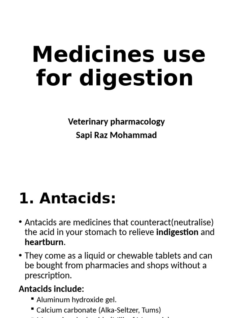 Medicines Used For Digestive System | PDF | Dietary Fiber | Diet ...