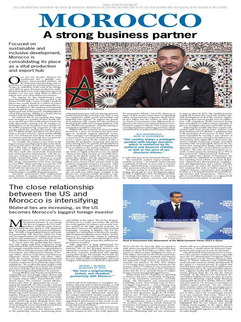 Morocco_report_2023 | PDF | Morocco | Investing