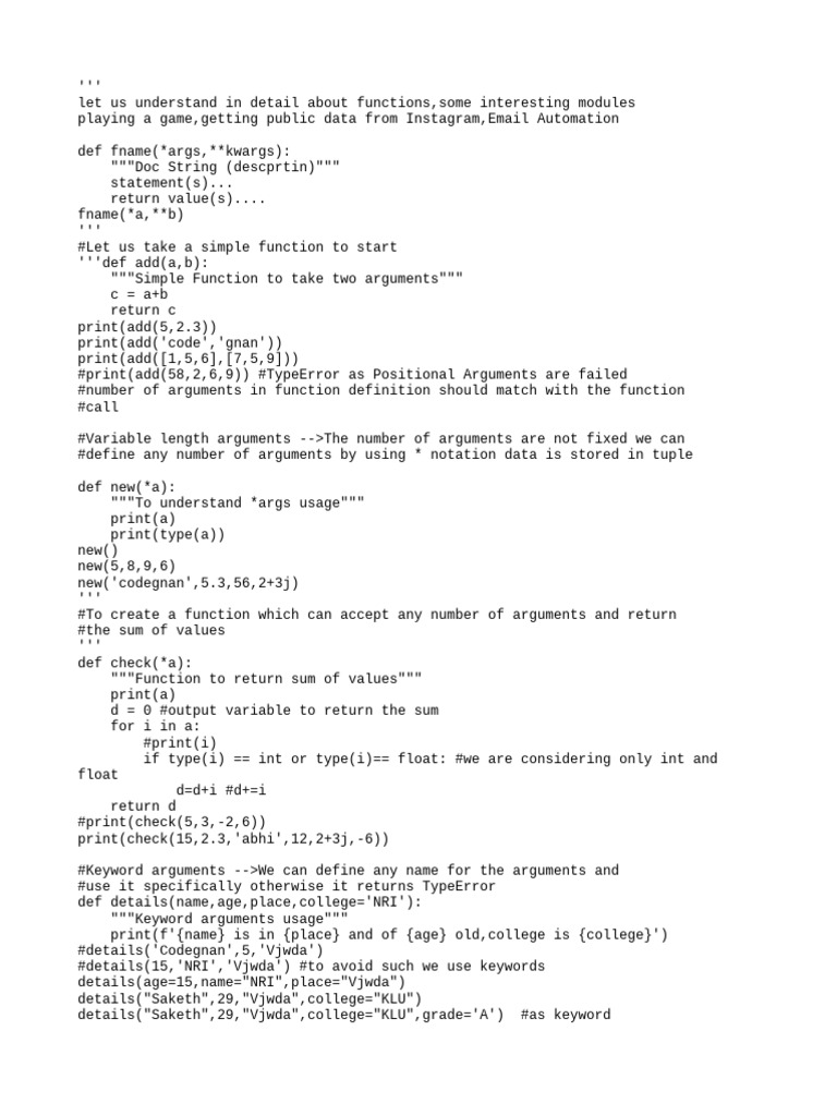 aprial27.py | PDF | Parameter (Computer Programming) | Computer Science aprial27.py | PDF | Parameter (Computer Programming) | Computer Science
