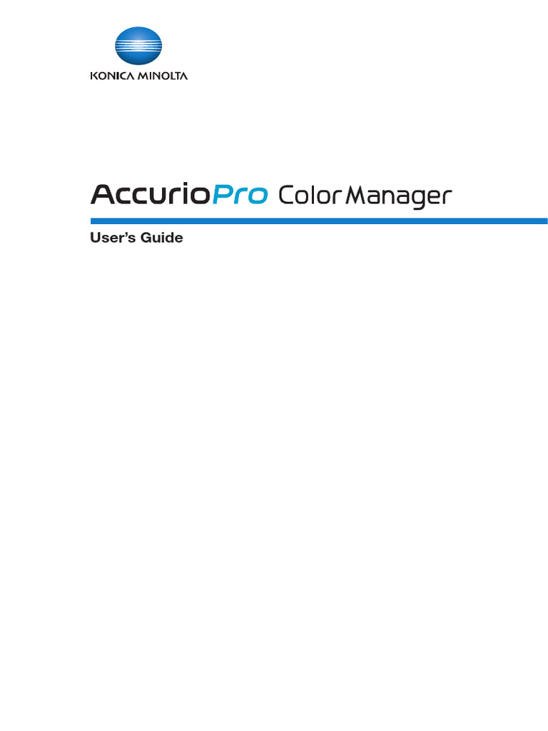 Accurio Pro Color Manager User Manual | PDF | Microsoft Windows | License