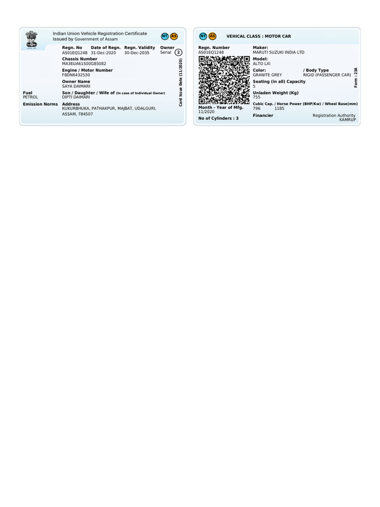 AS01EQ1248 | PDF | Vehicle Technology | Car Body Styles